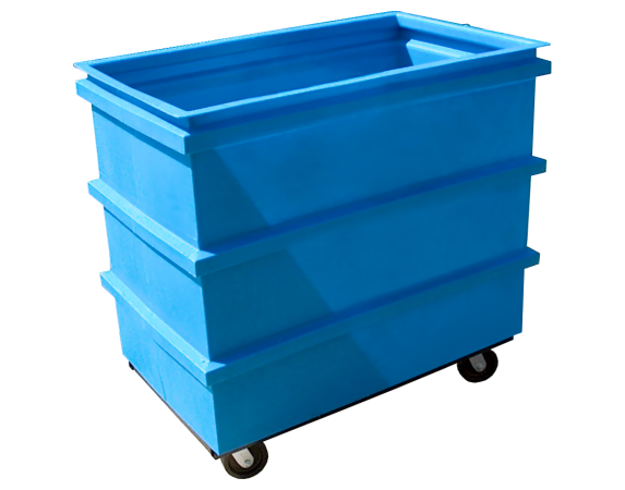Mobile Bulk Containers // Carts // Poly Box Trucks // With Casters