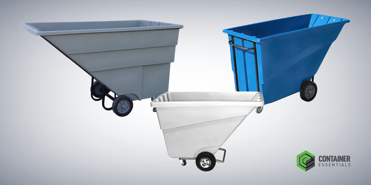 Heavy Duty Plastic Tilt Trucks