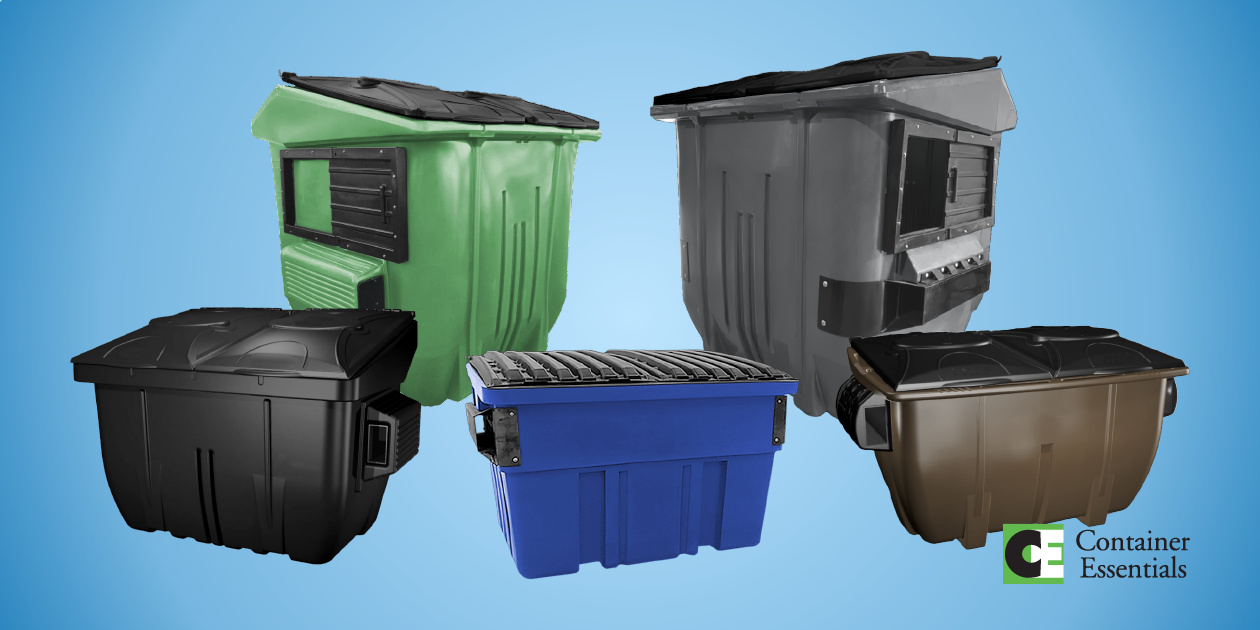 Plastic Dumpsters | FEL | Front End Loader Collection Containers