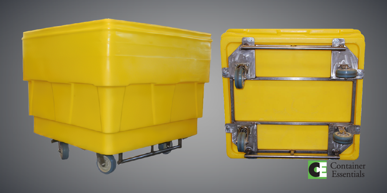 Mobile Gorilla Rotator Container | Forklift Rotatable Cart